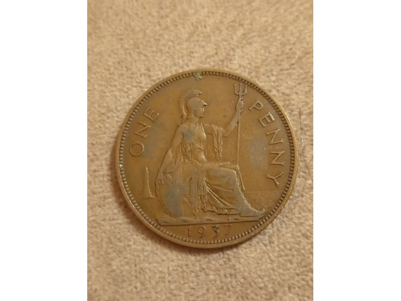 One penny 1937g. King George