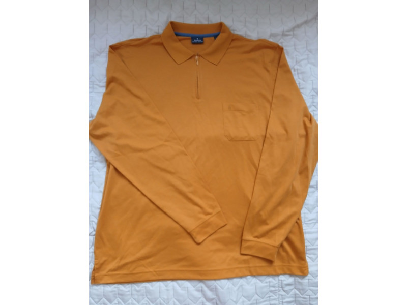 Nova Ragman zuta-oker polo majica dugih rukava, XL