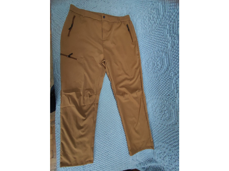 Pantalone planinarske sportske braon kaki NOVO! XL-XXL