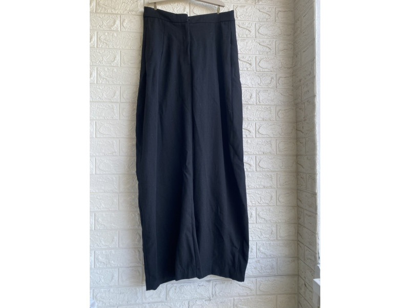 ** ZARA ** MODERNE PANTALONE DUBOKI STRUK 100% VUNA