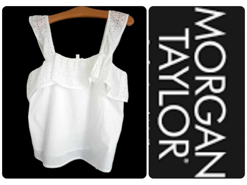 *MORGAN TAYLOR* crop top bluza L