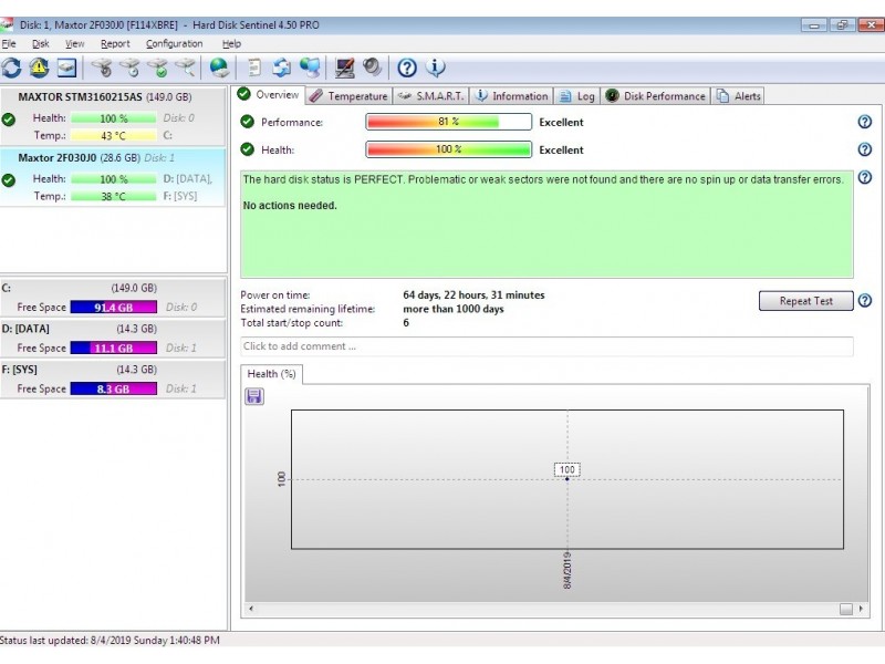 Hard Disk Maxtor 30G