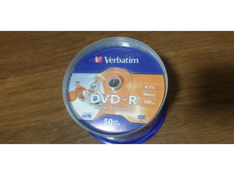 Verbatim DVD-R AZO 4.7GB 16X WIDE PRINTABLE