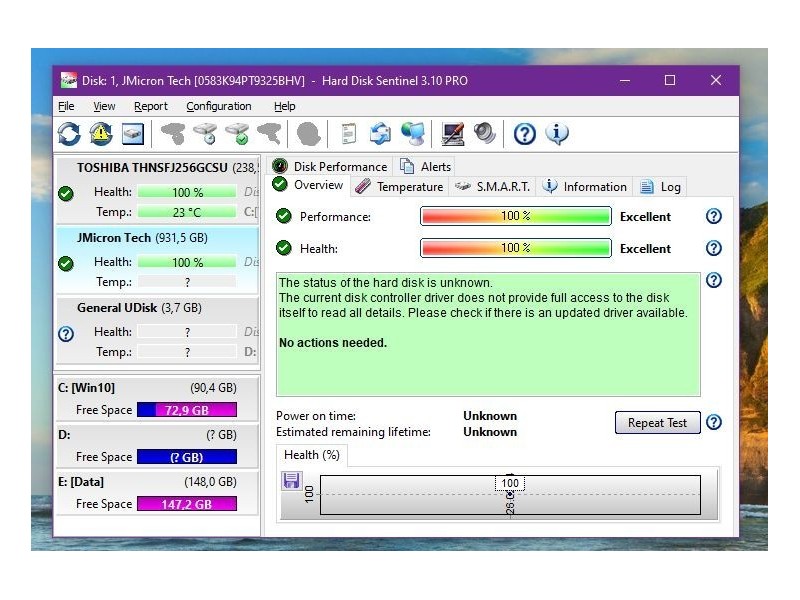Hard disk 1 TB 2,5" SATA!