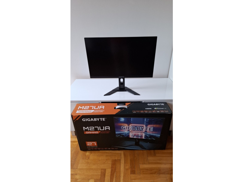 4k 160Hz Gaming Monitor Gigabyte M27UA, garancija!
