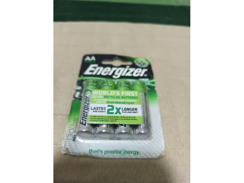 Energizer punjive baterije AA 1300mAh