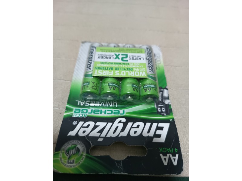 Energizer punjive baterije AA 1300mAh