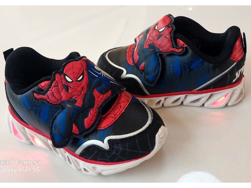 SPIDER MAN Svetleće patike, Dužina gazišta 16.3cm