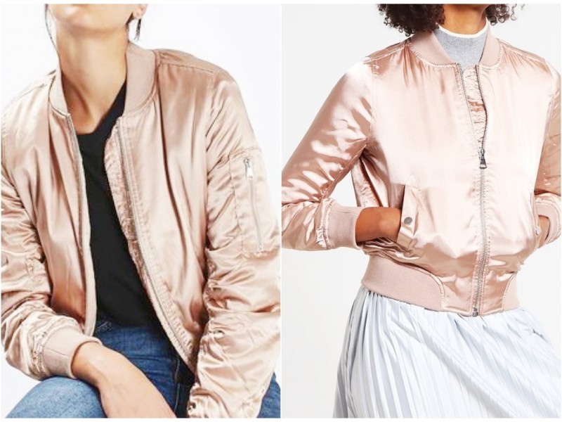 **H&M** saten bomber jakna, NOVO