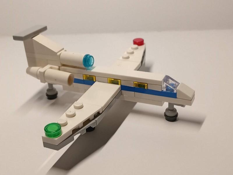 Lego minijature avion