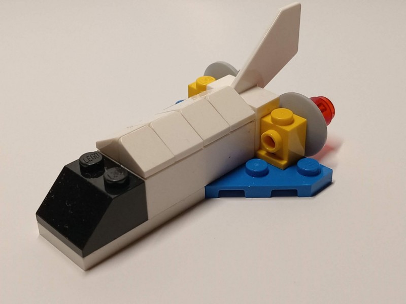 Lego minijature space shuttle