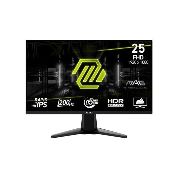 Monitor 25 MSI MAG 255F E20 IPS FHD 0,5m 200Hz 2xHDMI, DP