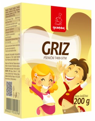 GRIZ PŠENIČNI TIP-400 MORAVKA 200G
