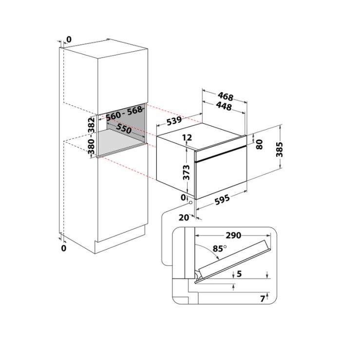 WMD7O4TB ugradna mikrotalasna rerna