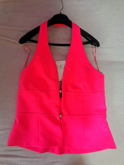 Zara pink sako prsluk odgovara za XL