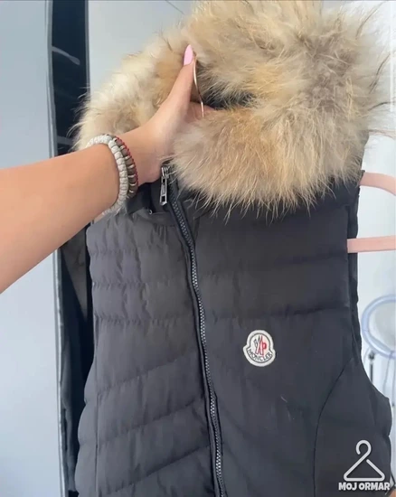 MONCLER PRSLUK prirodno krzno