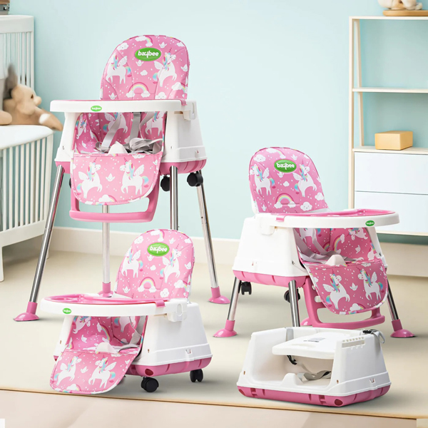 DO Baby Line Hranilica za bebe Premium 4u1 Pink Jednorog Y22PJ