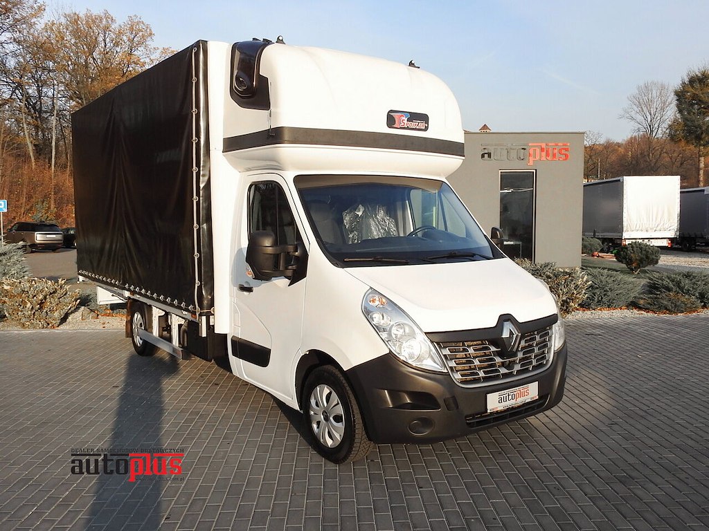 Renault MASTER TARPAULIN 10 PALLETS WEBASTO CRUISE CONTROL AIR CONDITION kamion s ceradom < 3.5t