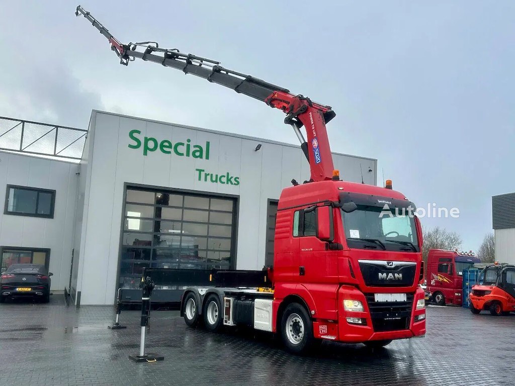 MAN TGX 28.470 6x2-2 / Euro 6D / HMF 5020K-RCS + FJ1000 K4 tegljač