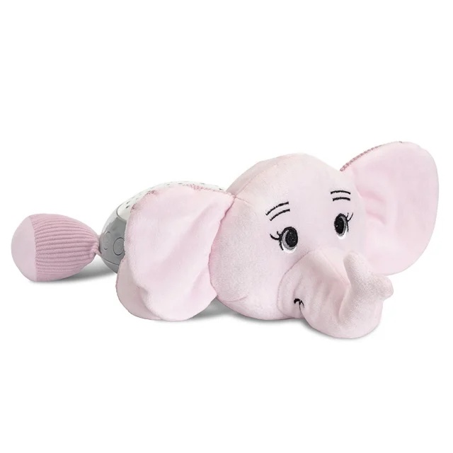 Lorelli Noćno svetlo i muzička lampa za bebe sa projektorom Pink Elephant