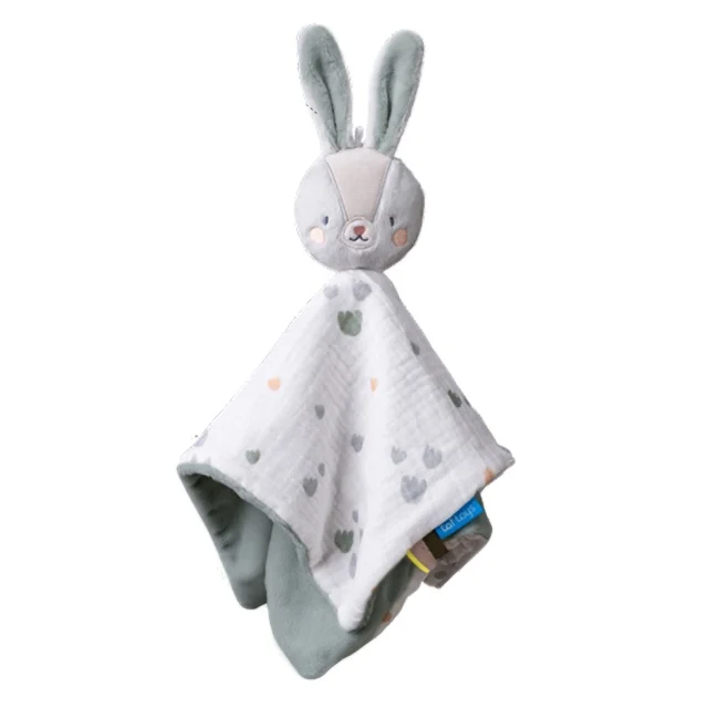 Taf Toys Rylee Bunny Blankie - Mekano pamučno ćebence utehe za bebe 0+