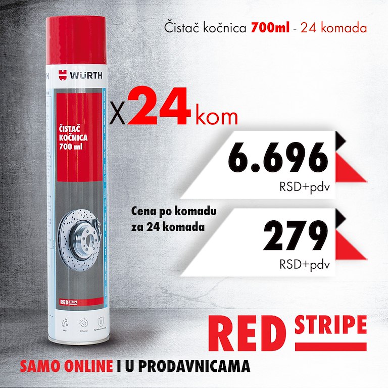 Čistač koč. RED STRIPE 700ml x 24 kom SOL