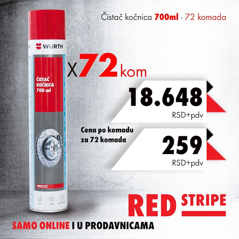 Čistač koč. RED STRIPE 700ml x 72 kom SOL