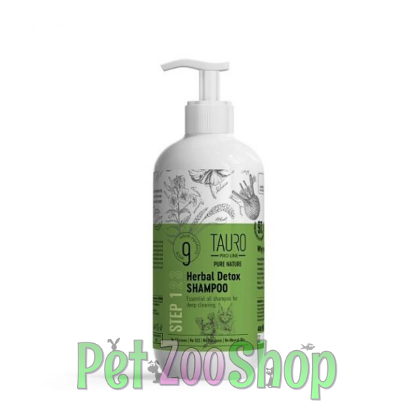 Pure Nature Herbal Detox Deep Clean Shampoo – šampon za dubinsko pranje dlake i kože ljubimaca sa esencijalnim uljima 6 biljaka – 400 ml