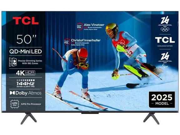 TCL Televizor Smart 50C6K C6K QD-Mini LED 4K Ultra HD