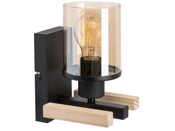 Rabalux Zidna lampa Niylah E27 1x MAX 25W crna (71080)