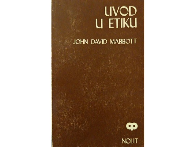 Uvod u etiku - John David Mabbott