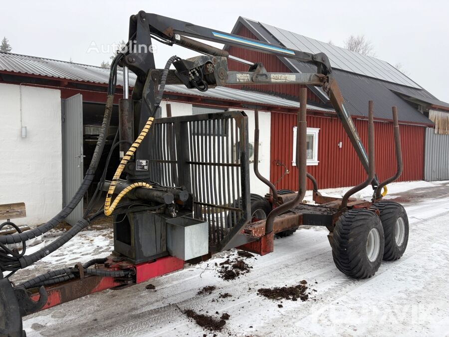 Prodaje se Skogsvagn med kran šumarsku prikolicu na aukciji