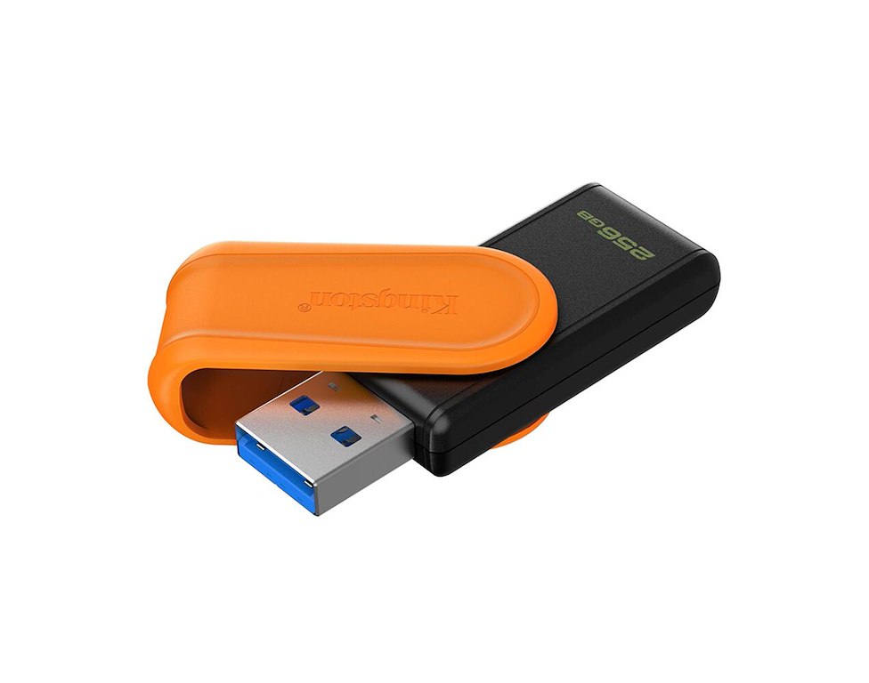 Kingston Data Traveler DTXS USB flash memorija 256GB 3.2 crno-narandzasta