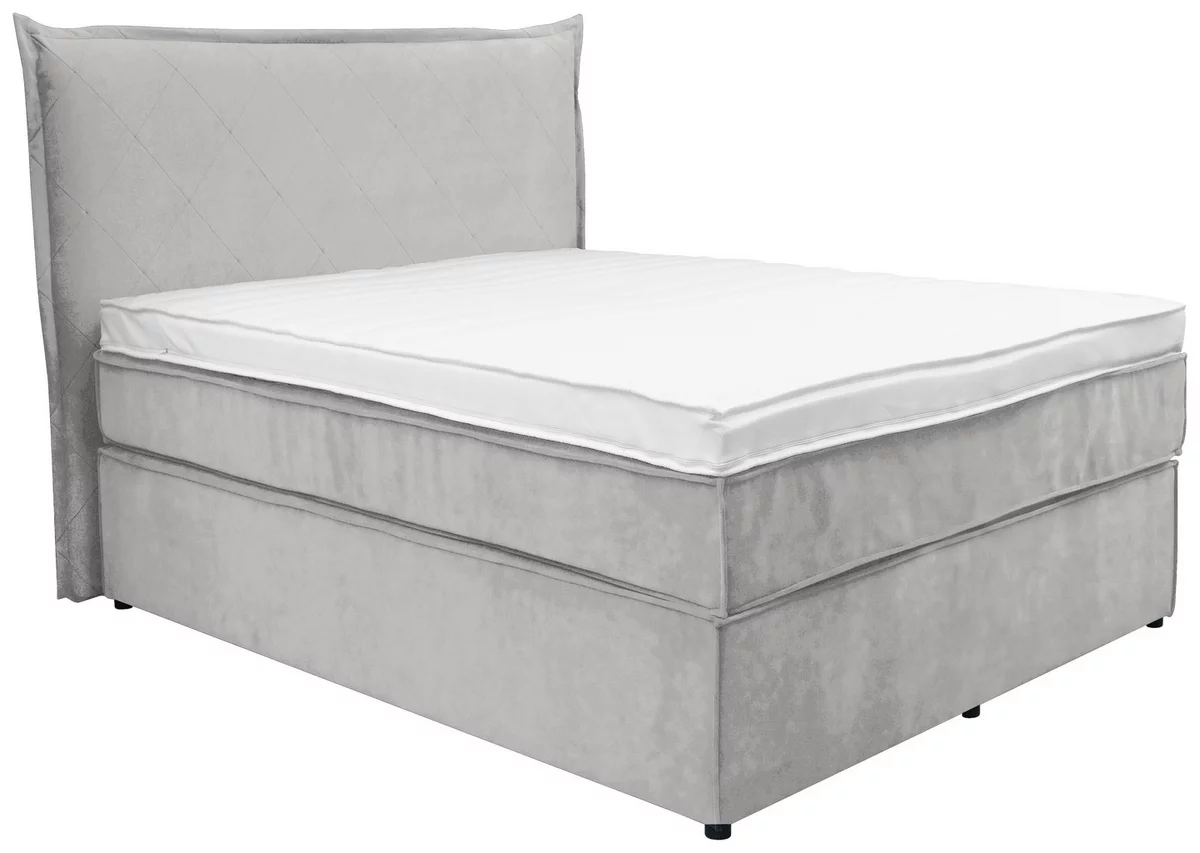 Boxxx BOXSPRING KREVET 120/200 cm svetlosiva