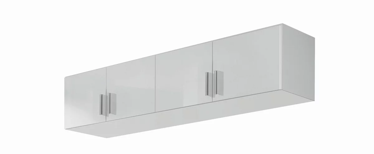 Carryhome DODATNI ELEMENT ZA ORMAR bela, bela visoki sjaj 181/39/54 cm