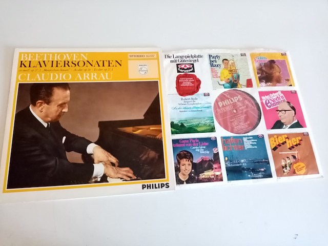 CLAUDIO ARRAU KLAVIERSONATEN BEETHOVEN PHILIPS LP 5