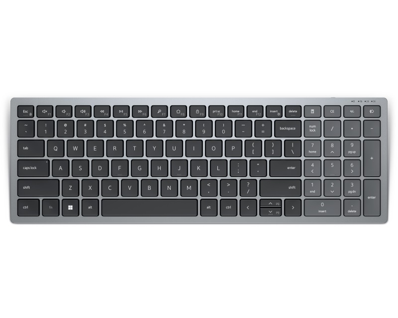 DELL KB740 Pro Plus Compact Multi-device US wireless tastatura siva