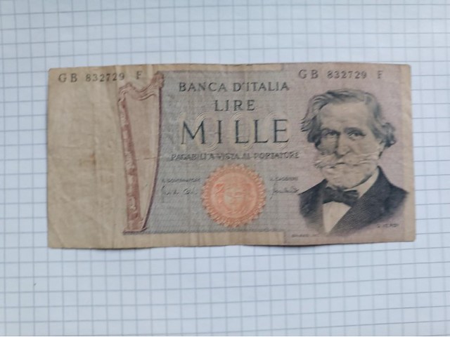 Italija - 1000 lira 1971