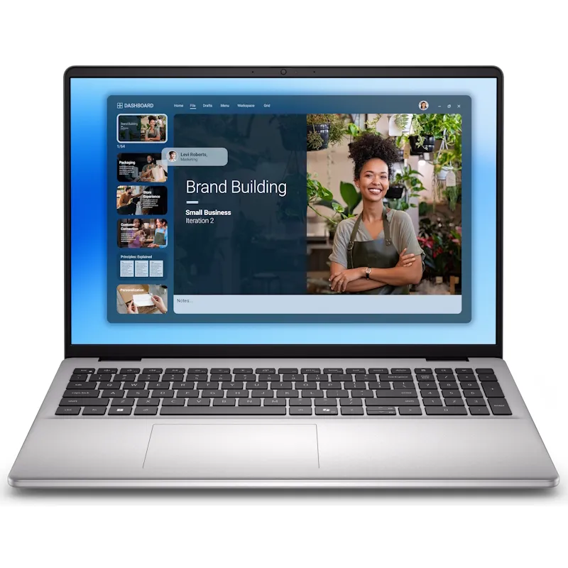 DELL 16 DC16251 16 inch FHD+ 300nits Core 7 150U 16GB 1TB SSD GeForce MX570A 2GB Backlit FP Ubuntu metalni silver laptop NOT25943