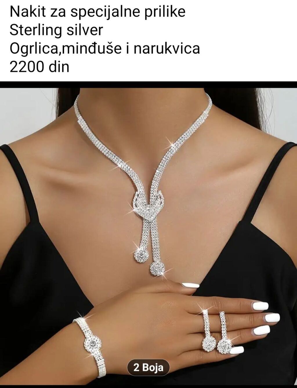 Komplet nakita za specijalne prilike – Sterling silver. U setu