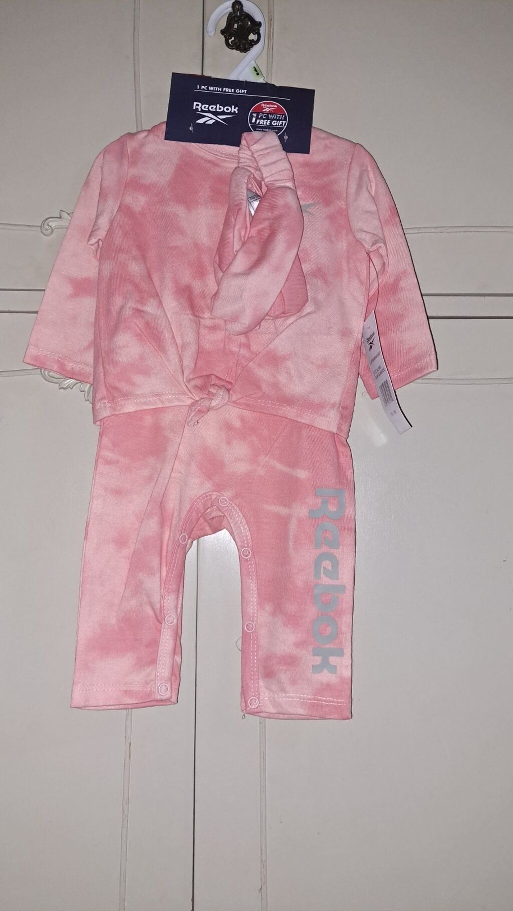 Reebok bebi komplet – 1 komad + poklon - Model: roze tie-dye