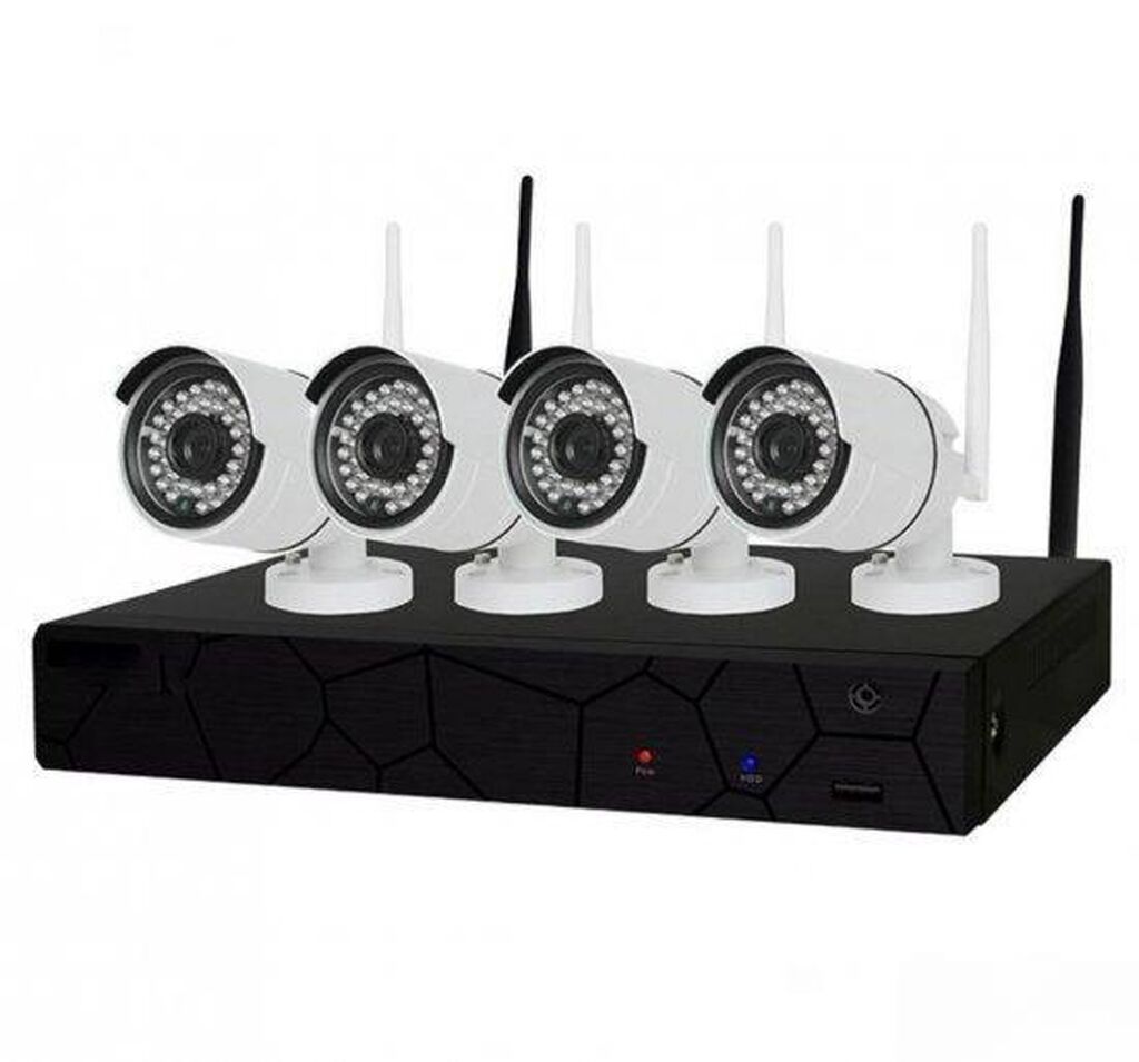 KIT Wi-Fi 5G 1080P 4kam. P2P cloud NVR+HDD 1TB HIKVISION. HDD 1TB