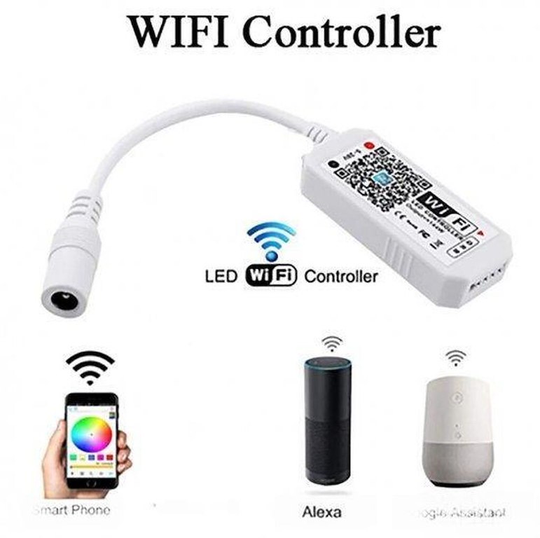 Wifi Mini RGBW Bluetooth kontroler DC 5V 28V Mini Music. Wifi Mini RGB