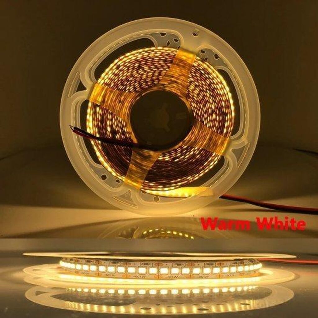 Led strip 5m 2835 240ld/m 24w /m 6500k 3200k. Led traka 12V 24w /m. ✨