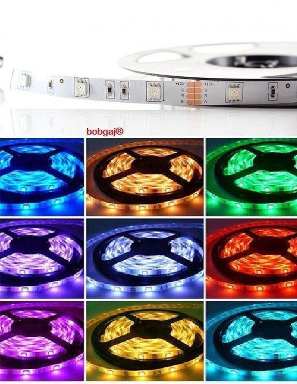 Led traka RGBdaljinskikontroler,10m i 5M. Led traka RGB