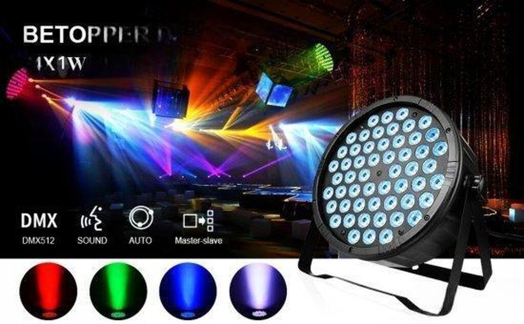 LED Reflektor Parabolični RGB 36-180W DMX512 Stage Light. JOŠ NIŽA
