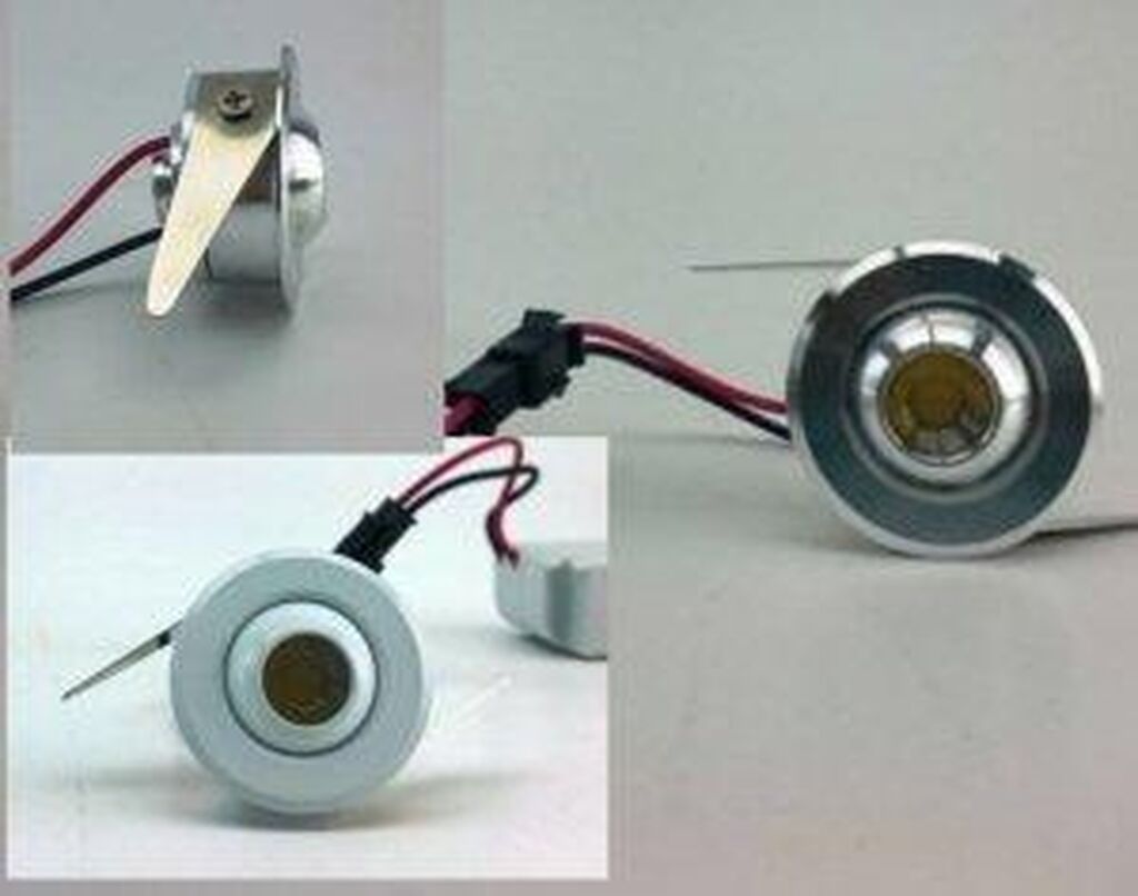 Za stepenište MINI LED rozetna zglobna(riblje oko) - 1W. Za