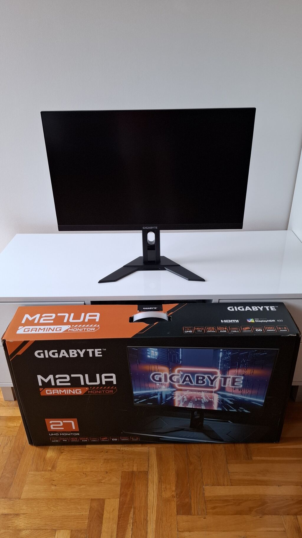 4K Monitor Gigabyte M27UA nov, garancija! Monitor je nov