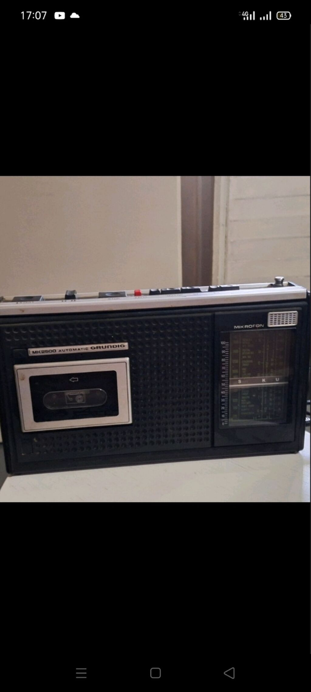 Grundig MK2500 Automatic – radio-kasetofon - Kombinovani uređaj