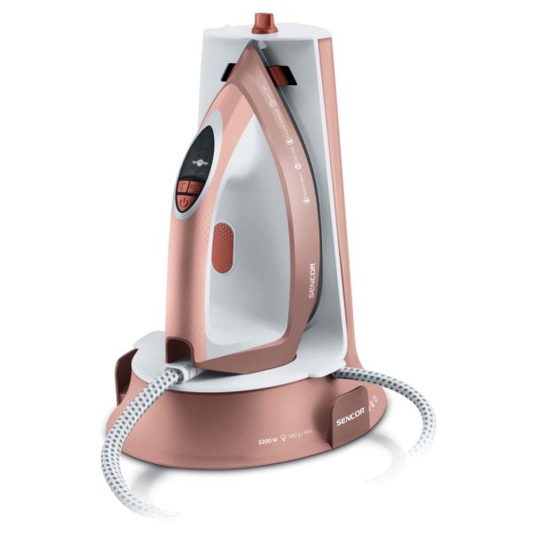 SENCOR Parna stanica SSI 0910RS, roze/bela